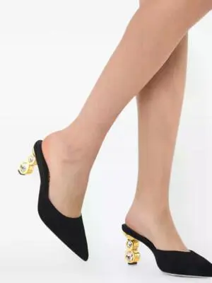 KAT MACONIE Laila Crystal-embellishment Mules