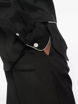 TOTEME Piped Silk Trousers