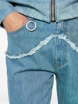Études Studio Frayed Bootcut Jeans
