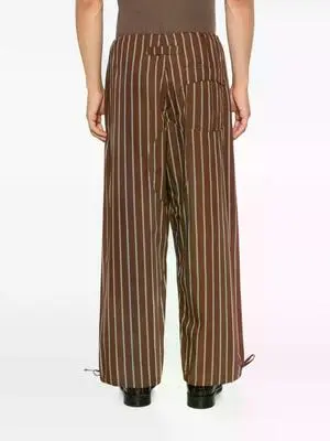 Études Studio Striped Drawstring Trousers