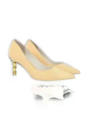 KAT MACONIE Sculptural Heel Pumps - Neutrals