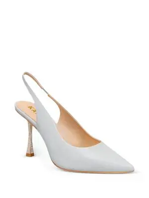 KAT MACONIE Crystal-embellished Slingback Pumps