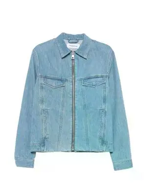Études Studio Zip-up Slim-fit Denim Jacket - Blue
