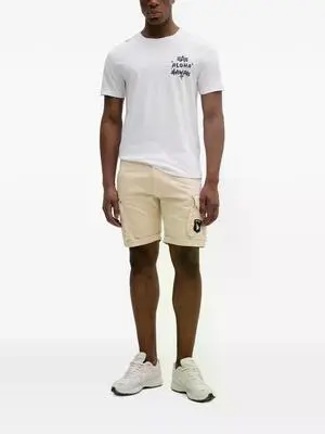 Alpha Industries Crew Logo-patch Cargo Shorts