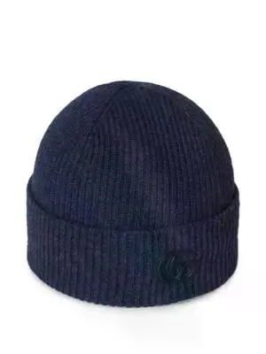 Gucci Double G Ribbed-knit Beanie Hat