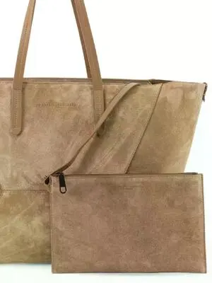 Brunello Cucinelli Suede Tote Bag