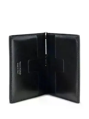 TOM FORD Crocodile-effect Tf Monogram Card Holder