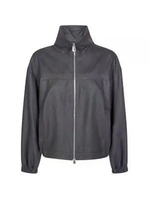 Pinko High-neck Bomber Jacket - Grey