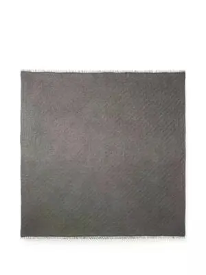 Peserico Metallic-thread Frayed Scarf