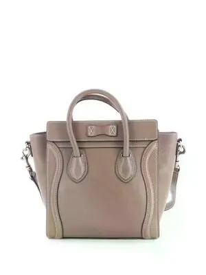 Celine Luggage Nano Crossbody Bag - Grey