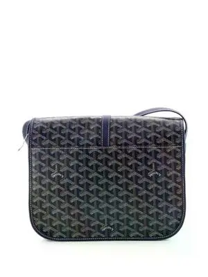 Goyard Belvedere Ii Messenger Bag Coated Canvas Mm - Blue