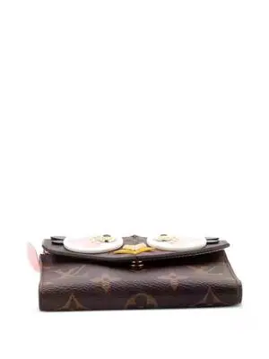 LOUIS VUITTON Victorine Wallet Limited Edition Lovely Birds Monogram Canvas Small Wallets - Brown