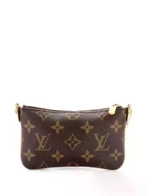 LOUIS VUITTON Milla Pochette Monogram Canvas Pm Clutch Bag