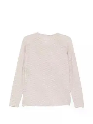 PIP STUDIO Leaf-print Raglan-sleeve T-shirt
