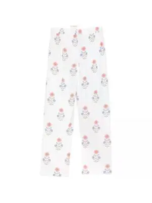 PIP STUDIO Floral Print Drawstring Trousers