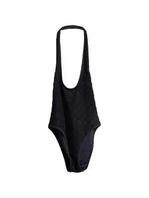 Gucci Gg Supreme Halterneck Swimsuit