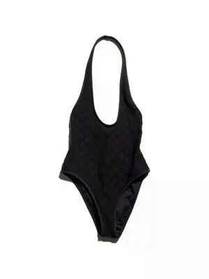Gucci Gg Supreme Halterneck Swimsuit