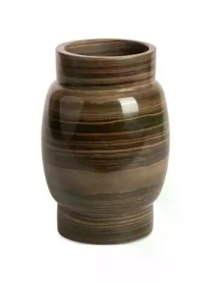 EDITIONS MILANO Small Stone Vase - Brown