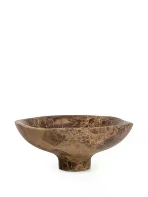 EDITIONS MILANO Eras Marble Bowl - Brown