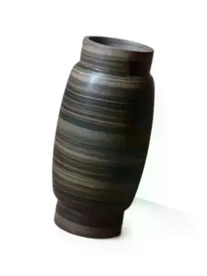 EDITIONS MILANO Stone Marble Vase - Brown