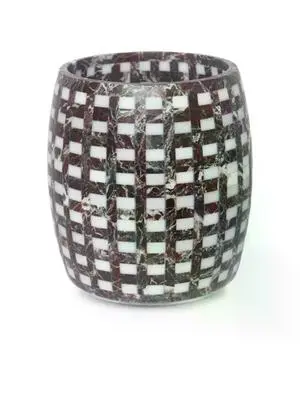 EDITIONS MILANO Lace Marble Vase - Red
