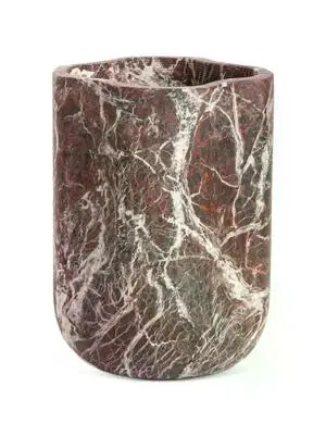 EDITIONS MILANO Arch Marble Vase - Red