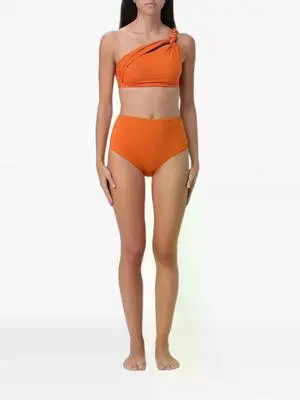 MAYGEL CORONEL One-shoulder Knot Detail Bikini - Orange