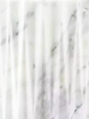 EDITIONS MILANO Fold Marble Basket - White