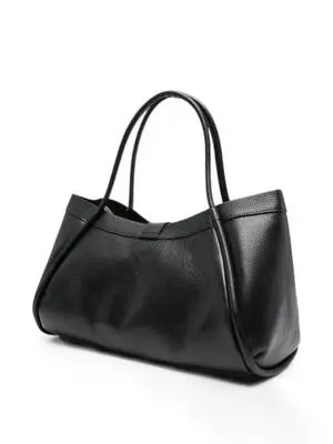 ADRIANNA FERETTI Pebbled-leather Tote Bag