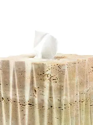 EDITIONS MILANO Fold Stone Tissue Box