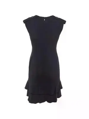 Chloé Flounced Sleeveless Midi Dress - Blue