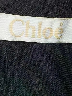 Chloé Flounced Sleeveless Midi Dress