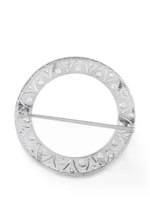 LB EXCLUSIVE Diamond Open-circle Brooch
