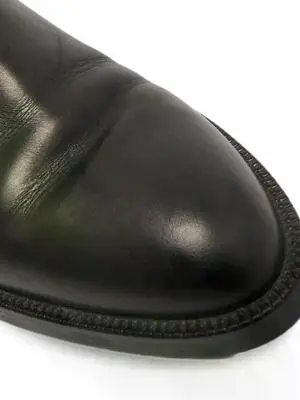 Burberry Check-detail Ankle Boots