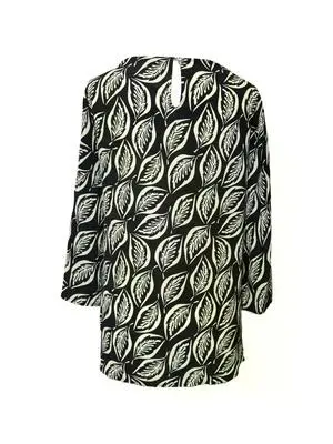 Etro Silk Leaf Print Dress