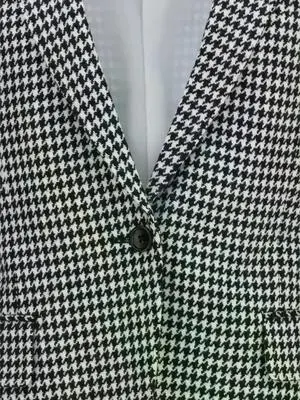 TOM FORD Houndstooth Long-sleeve Blazer