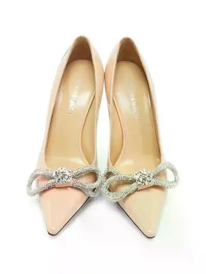 Mach & Mach Double Bow Heeled Pumps