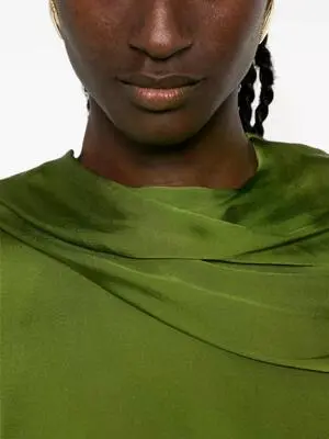 TOM FORD Draped-collar Blouse