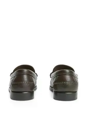 Tommy Hilfiger Grainy Leather Penny Loafers