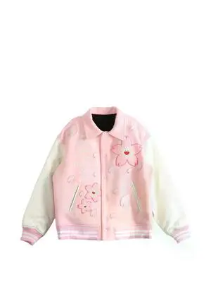 MONONOKE MADE Sakura-embroidered Bomber Jacket