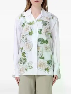 Antonio Marras Floral Print Cotton Shirt