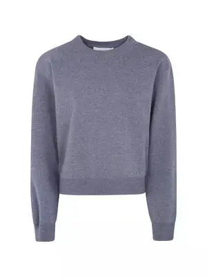RÓHE Ribbed-trim Wool Sweater - Grey