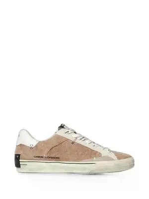 CRIME LONDON Deconstructed Suede Sneakers - Brown