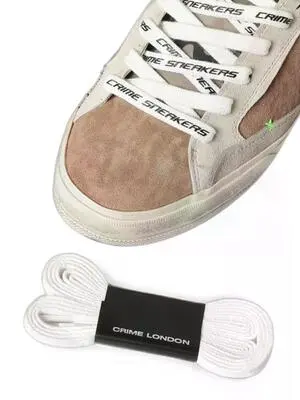 CRIME LONDON Deconstructed Suede Sneakers