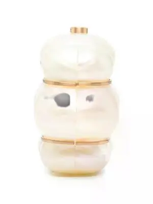 Cult Gaia Bolla Pearl-effect Clutch Bag