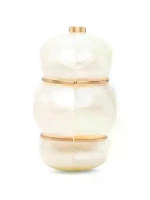 Cult Gaia Bolla Pearl-effect Clutch Bag - Neutrals