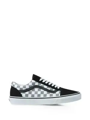 VANS Old Skool Checkered Sneakers - Black