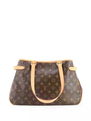 LOUIS VUITTON Monogram Canvas Batignolles Horizontal Tote Bag - Brown
