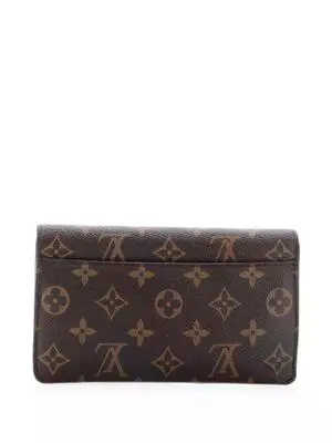 LOUIS VUITTON Jeanne Wallet Monogram Canvas Small Wallets