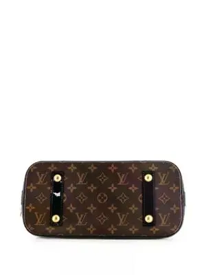 LOUIS VUITTON Alma Handbag Vernis With Monogram Canvas Pm Satchel